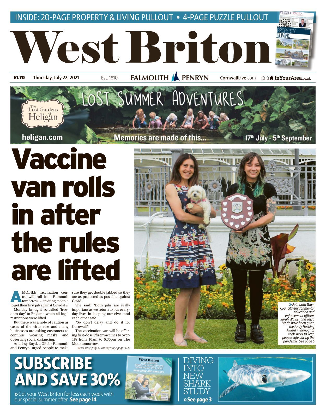 West Briton Falmouth - 2021-07-22