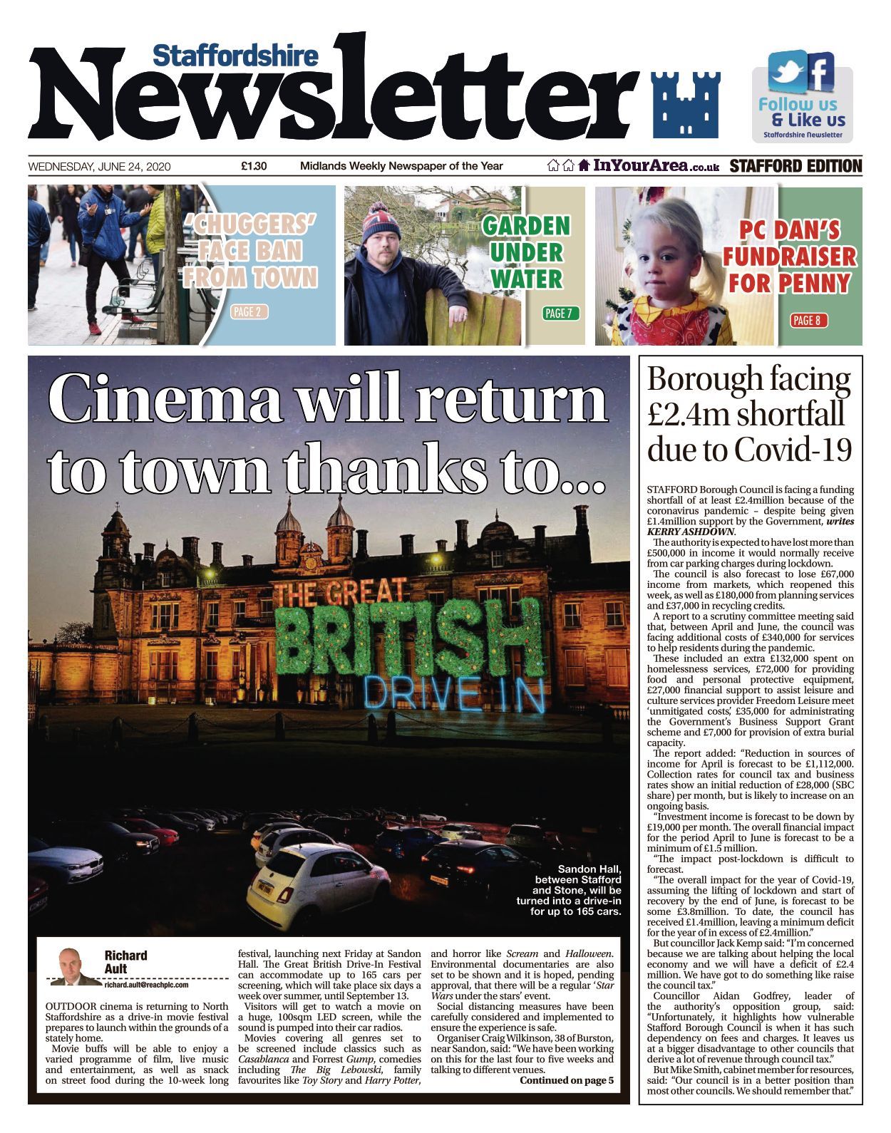 Staffordshire Newsletter - 2020-06-24