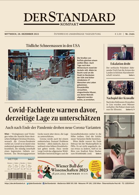 DER STANDARD Kompakt - 2022-12-28