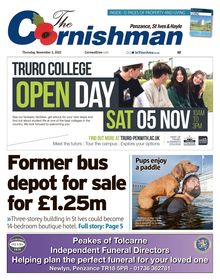 The Cornishman serves the communities of West Cornwall.