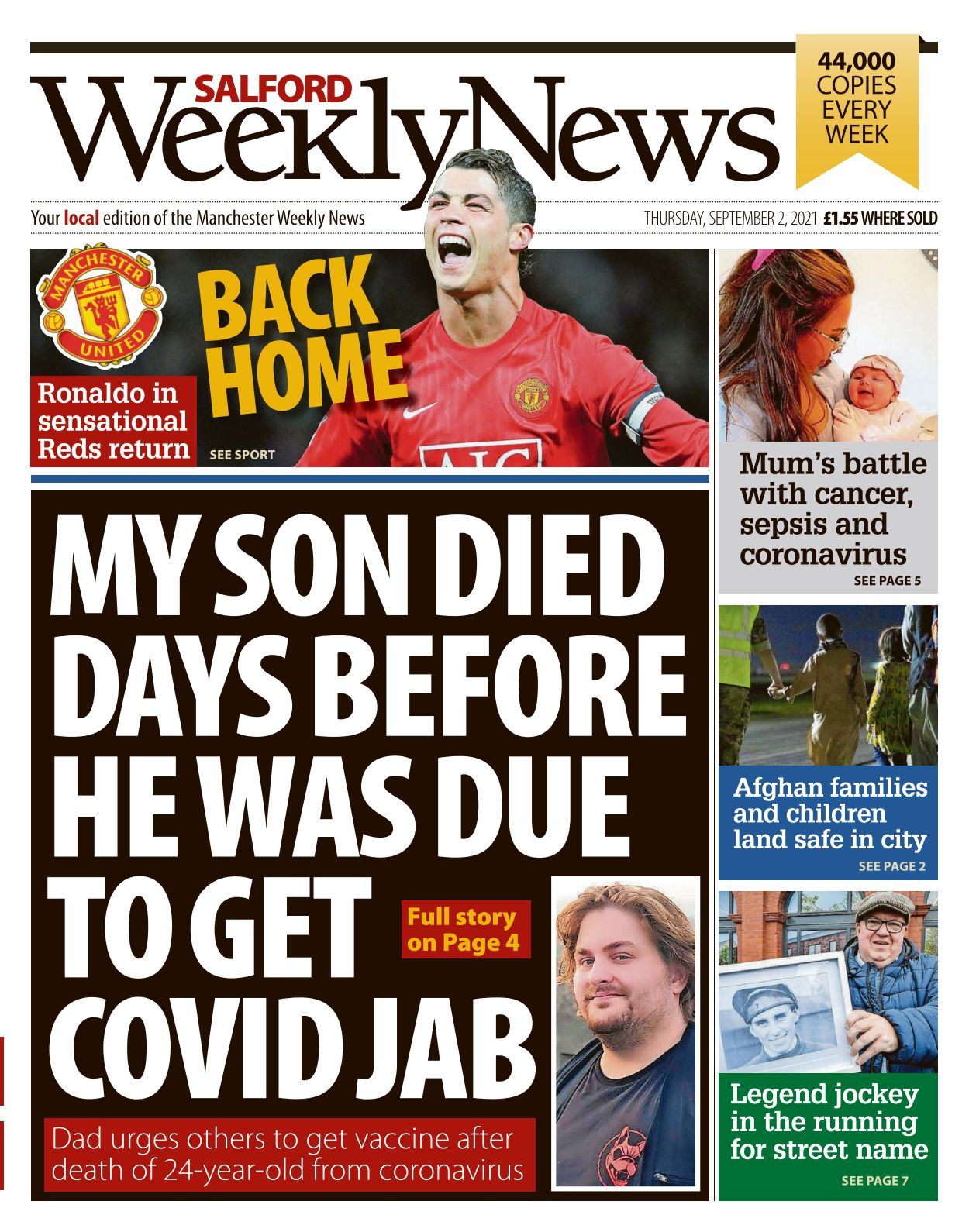 Manchester Weekly News Salford - 2021-09-02