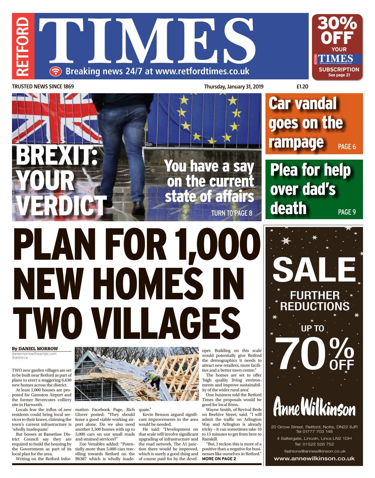 Retford Times - 2019-01-31