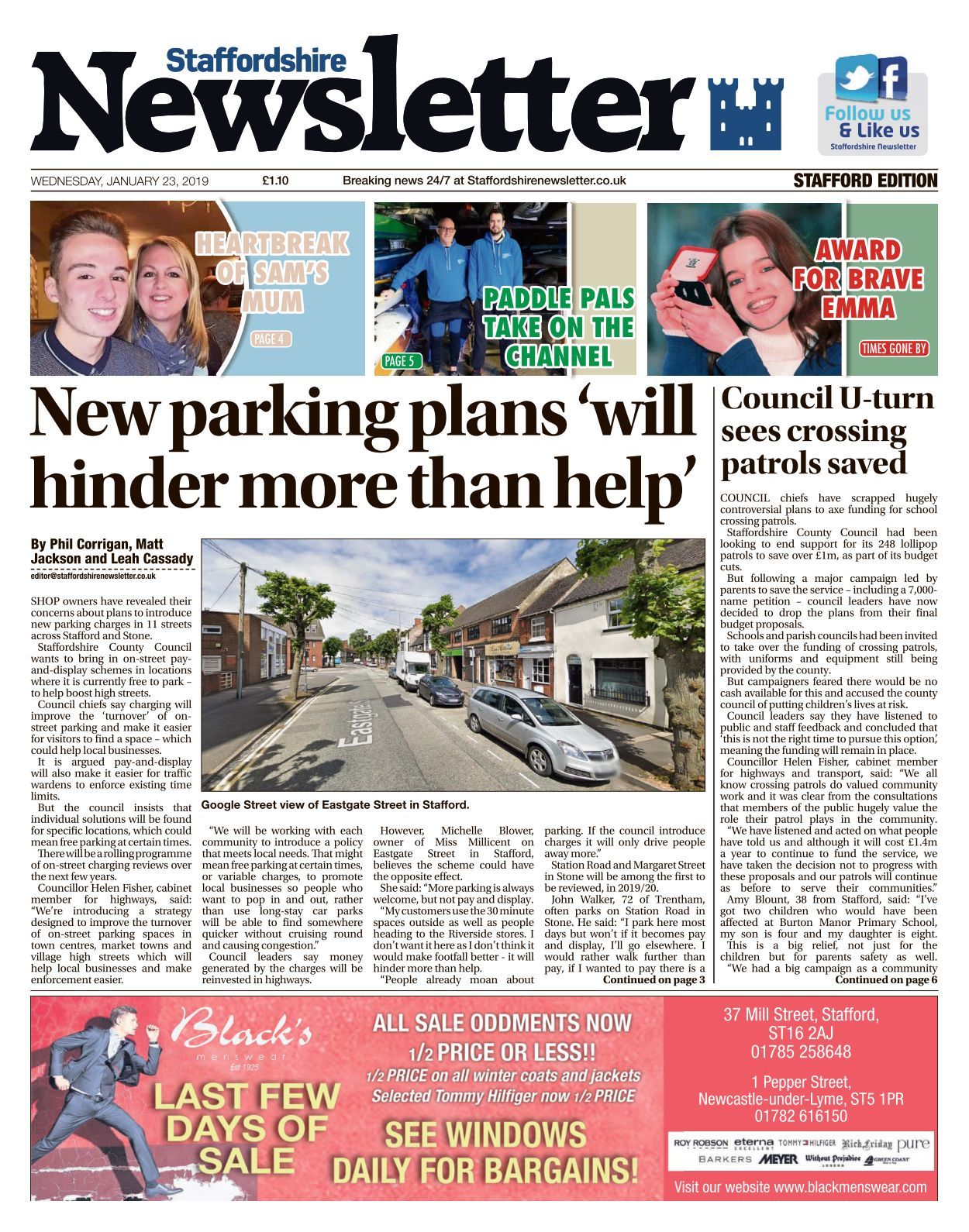 Staffordshire Newsletter - 2019-01-23