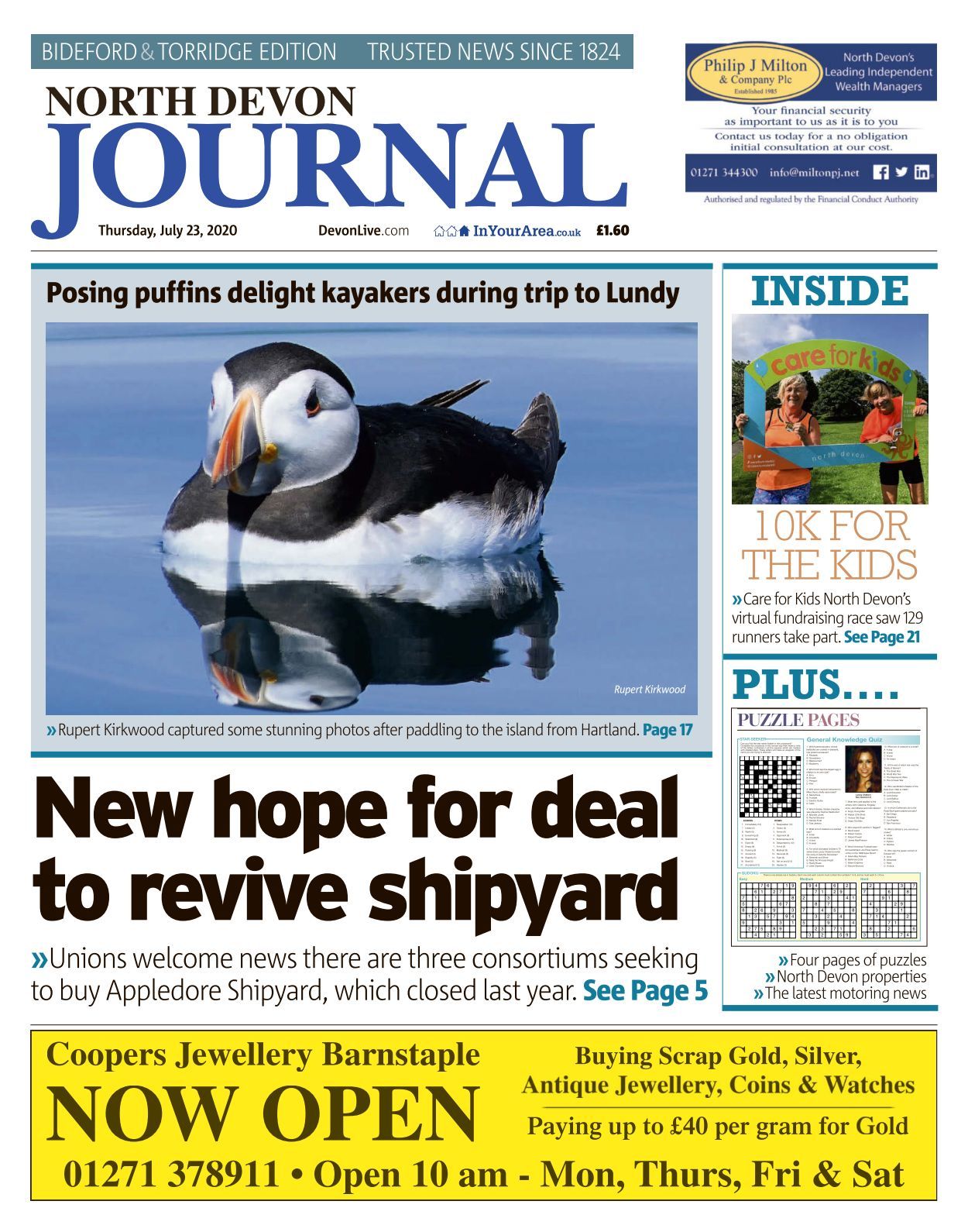 North Devon Journal Bideford - 2020-07-23