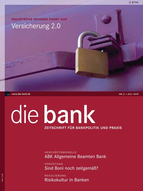 die bank - Ausgabe 07/2016