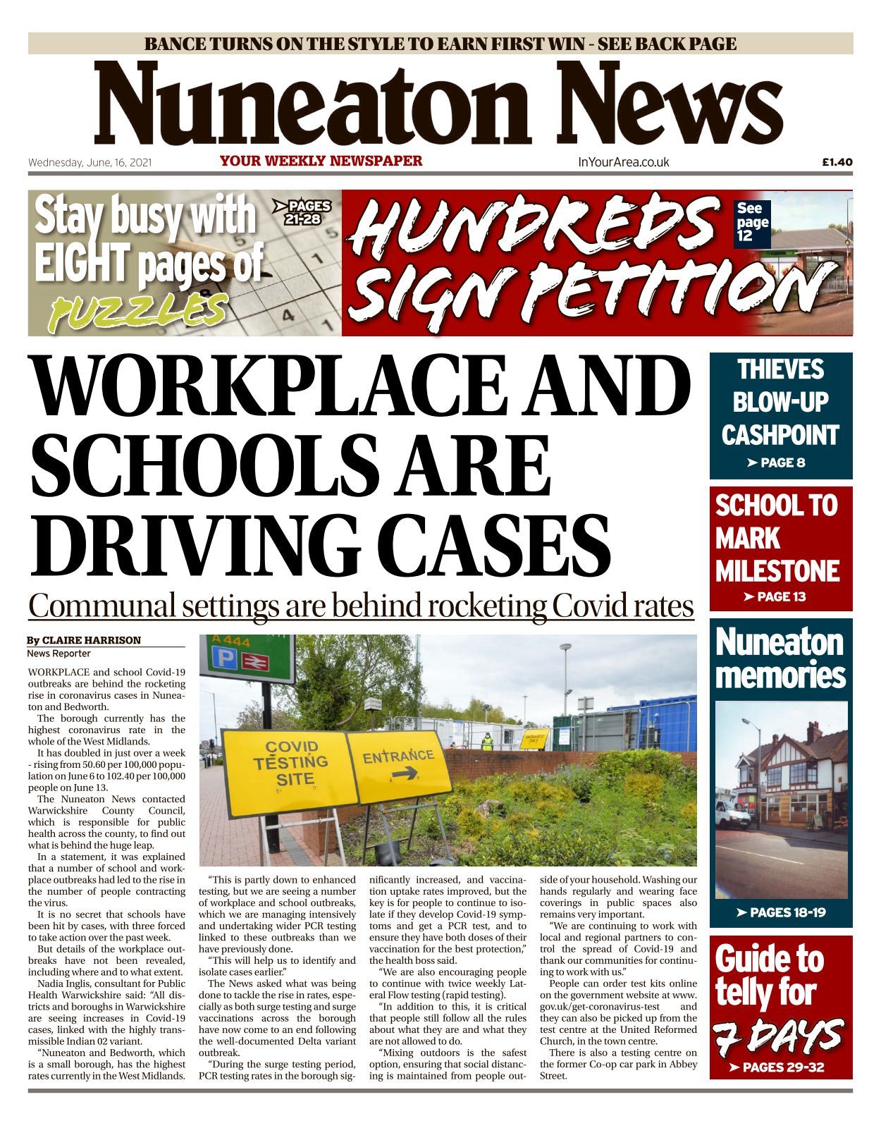 Nuneaton News - 2021-06-16