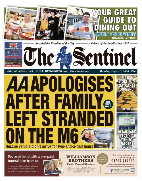 Stoke Sentinel - 2020-08-03