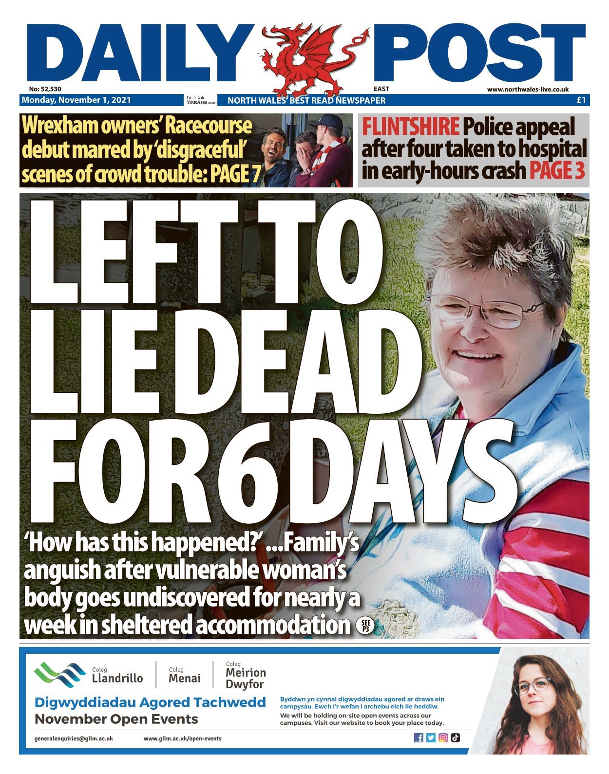 Daily Post Wales East - 2021-11-01