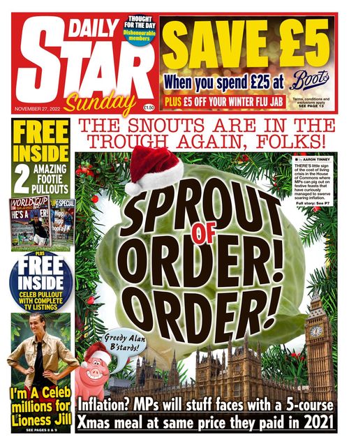 Daily Star Sunday is a weekly tabloid newspapers published in the UK ...