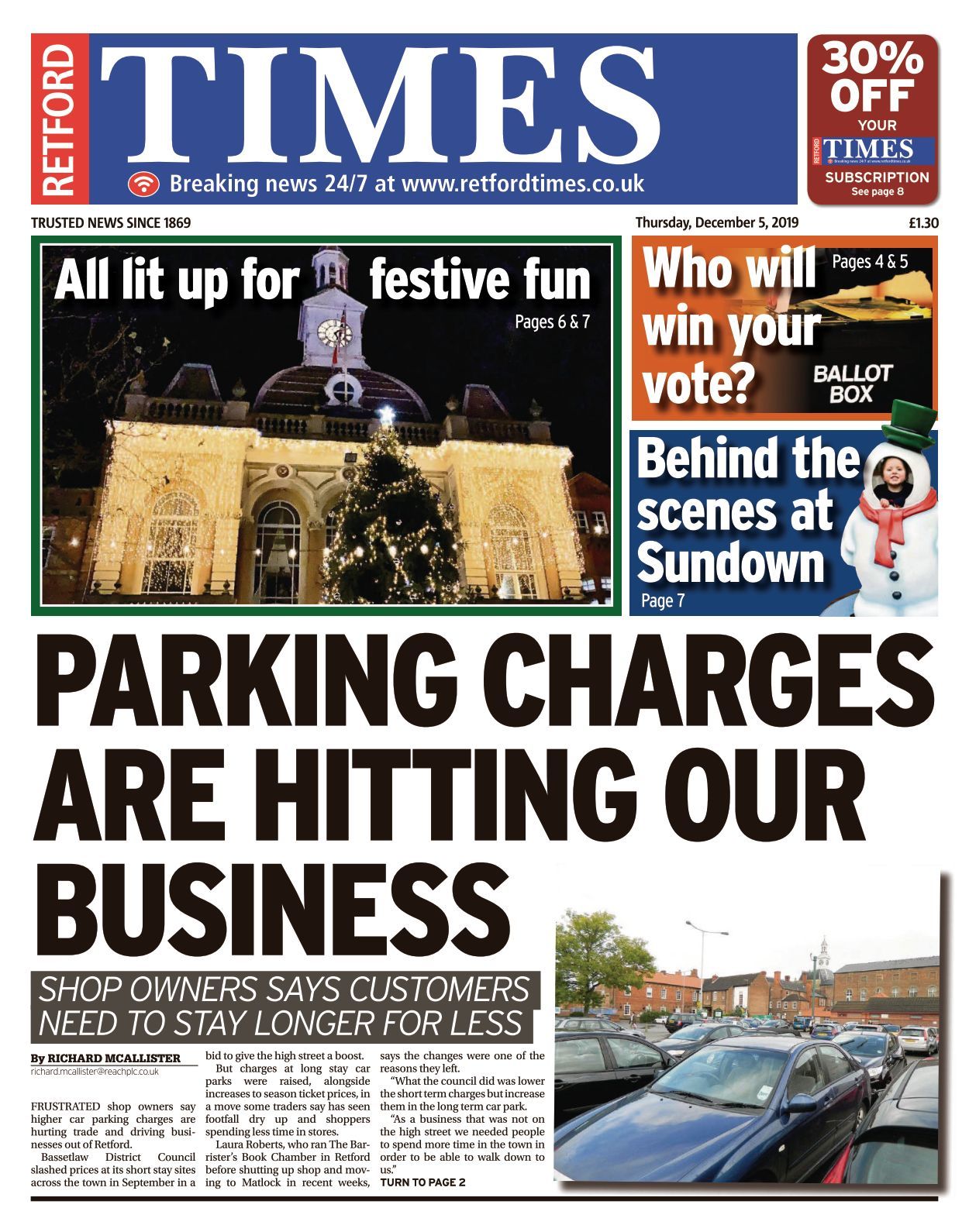 Retford Times - 2019-12-05