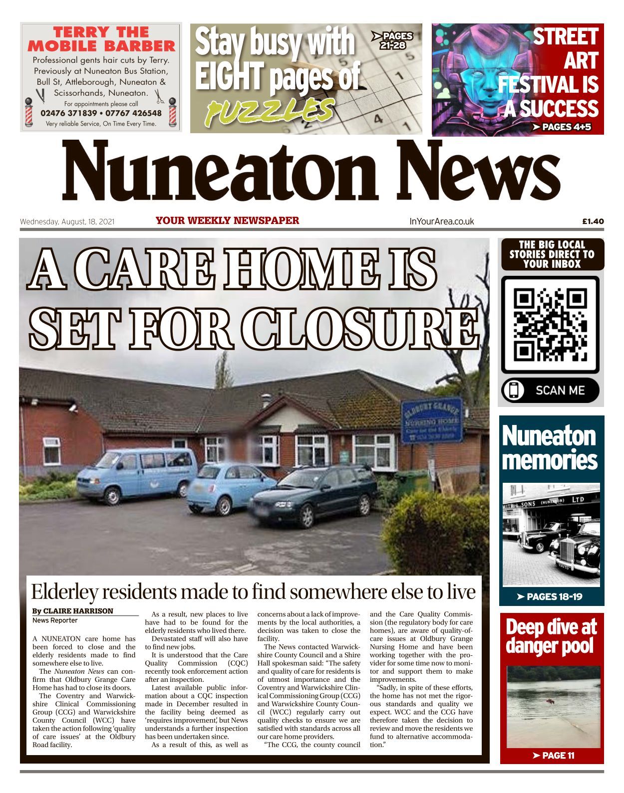 Nuneaton News - 2021-08-18