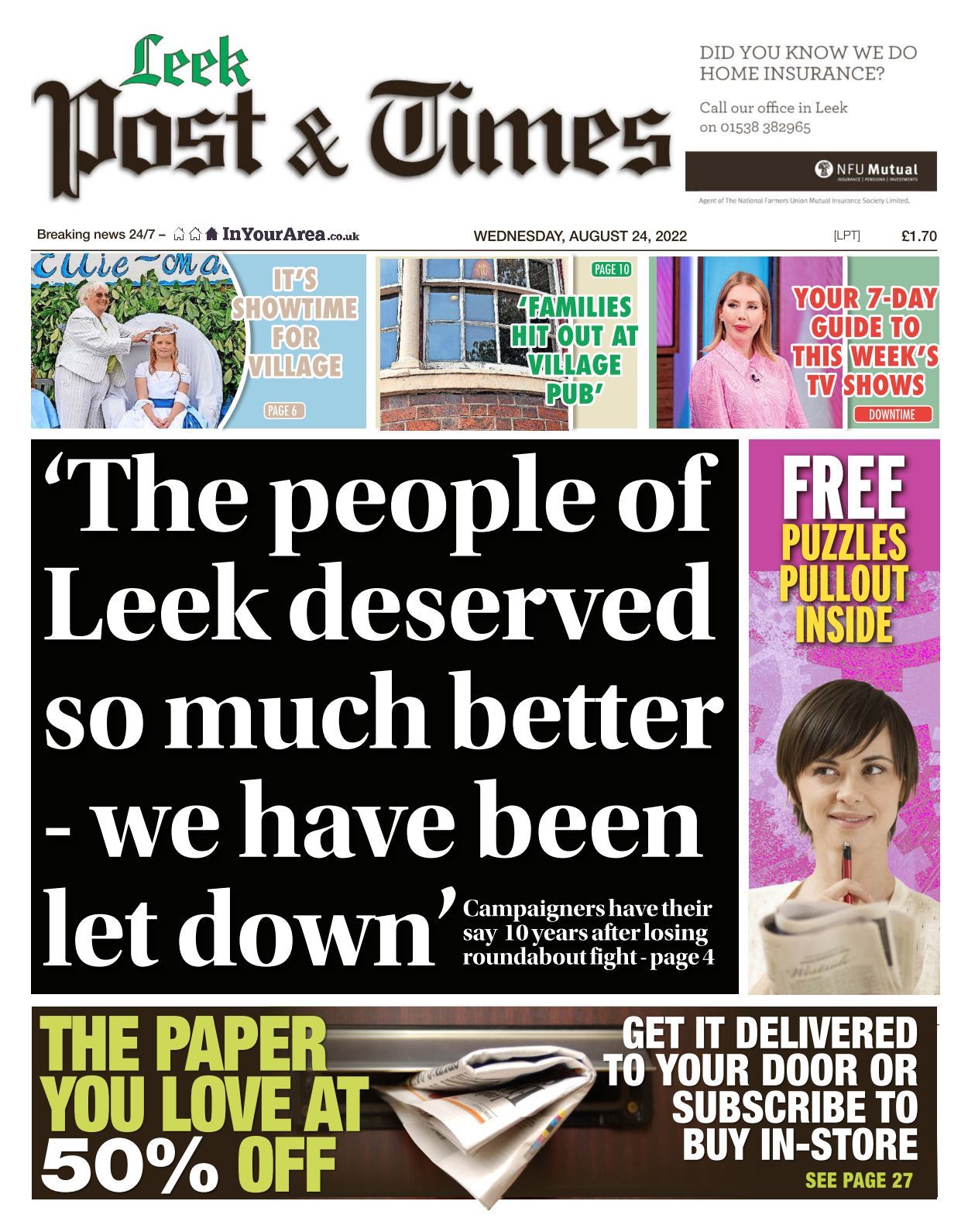 Leek Post And Times - 2022-08-24