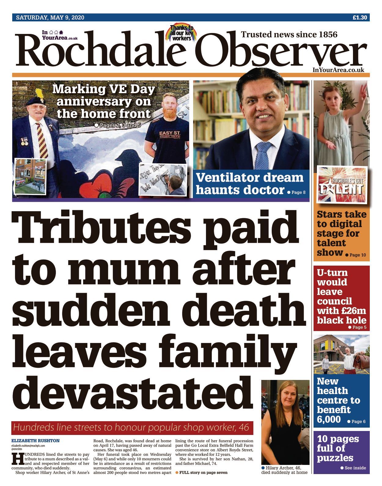Rochdale Observer - 2020-05-09