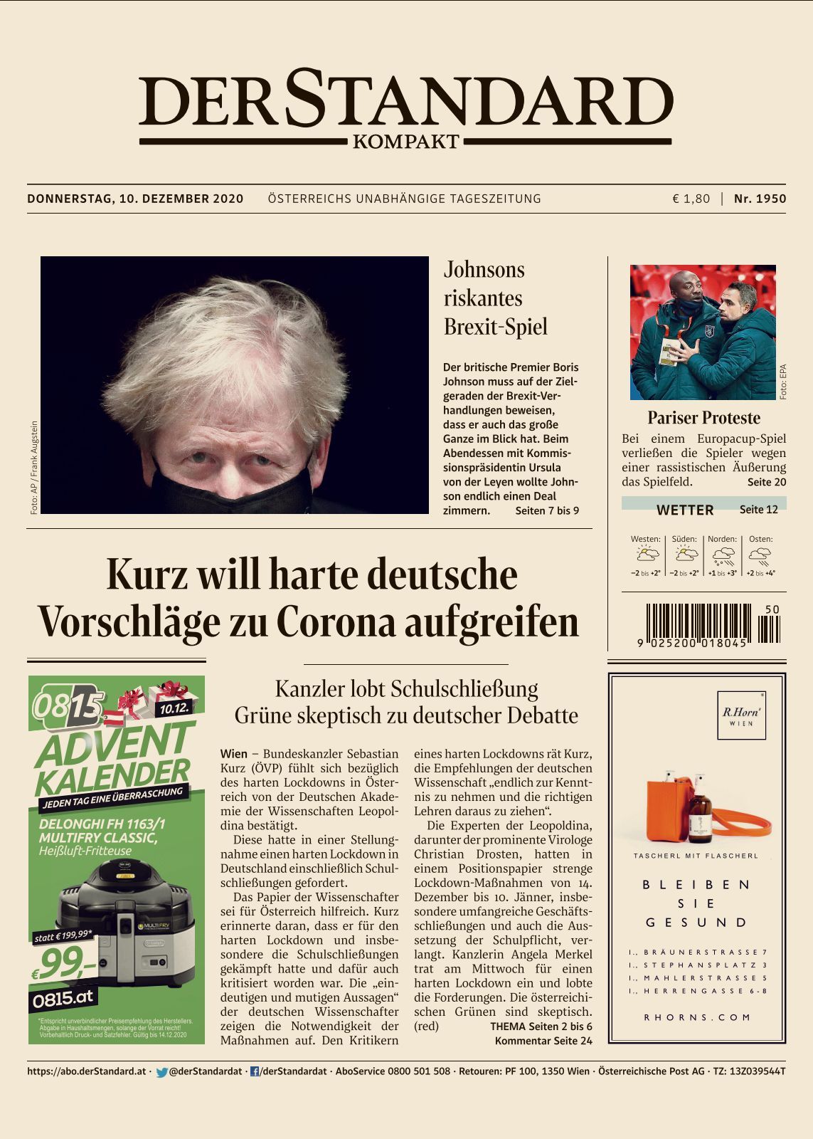 DER STANDARD Kompakt - 2020-12-10