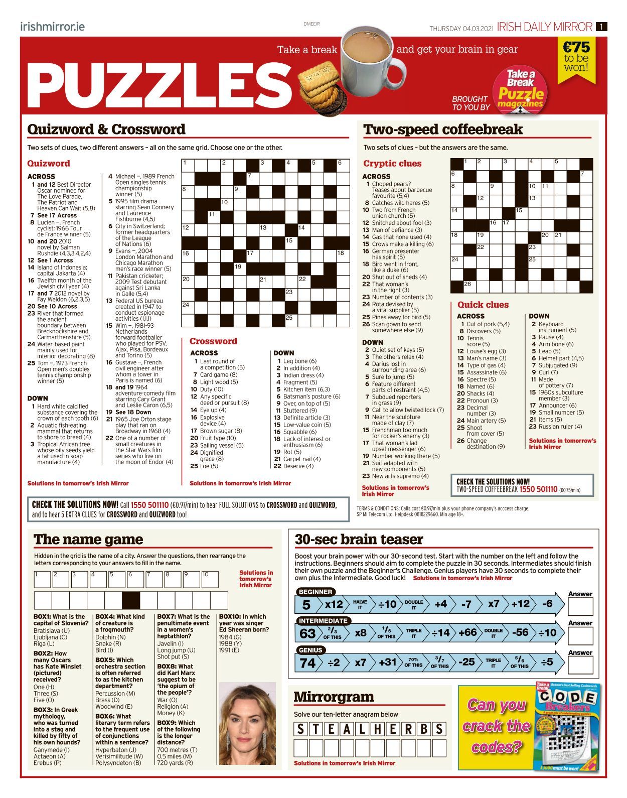 Irish Daily Mirror - 2021-03-04