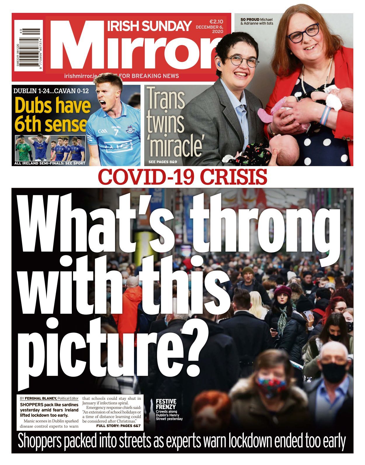 Sunday Irish Mirror - 2020-12-06