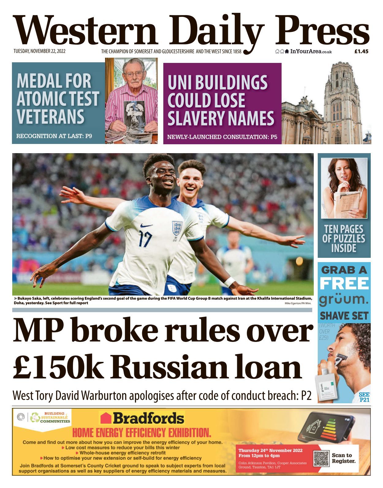 Western Daily Press - 2022-11-22