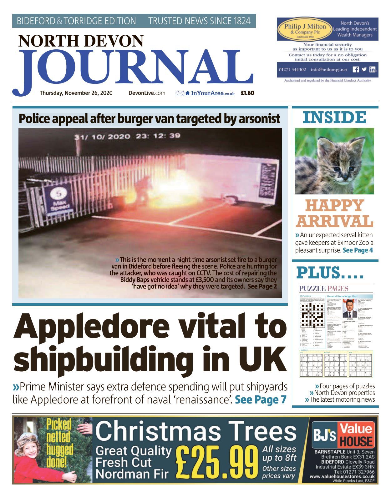 North Devon Journal Bideford - 2020-11-26