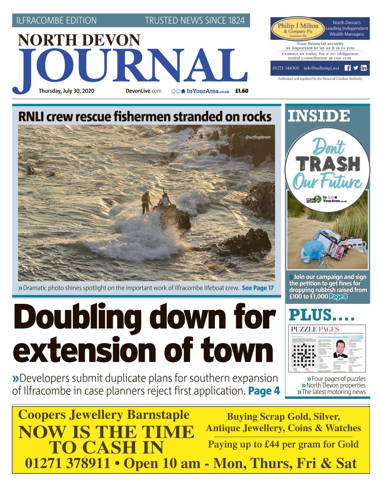 North Devon Journal Ilfracombe - 2020-07-30