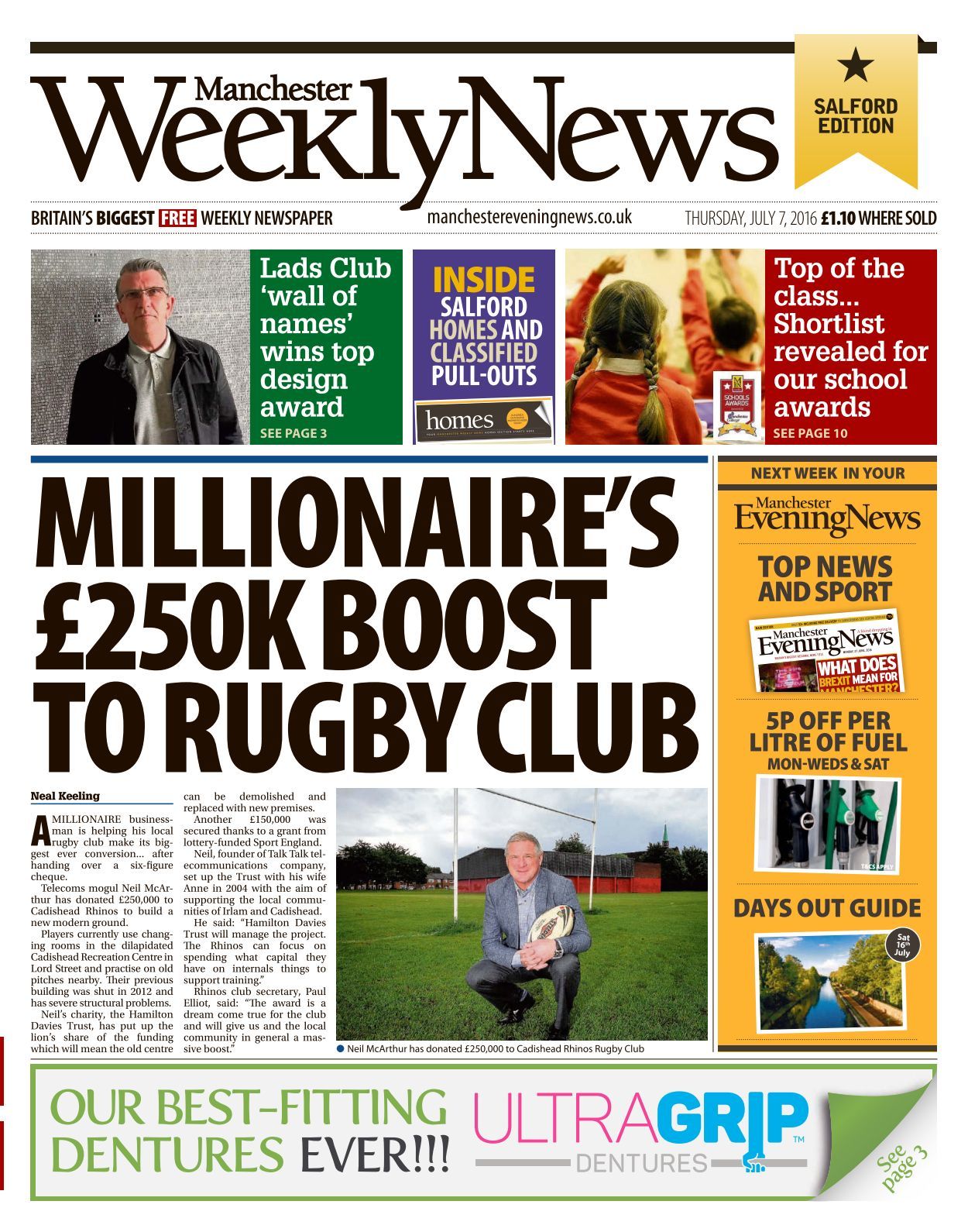 Manchester Weekly News Salford - 2016-07-07