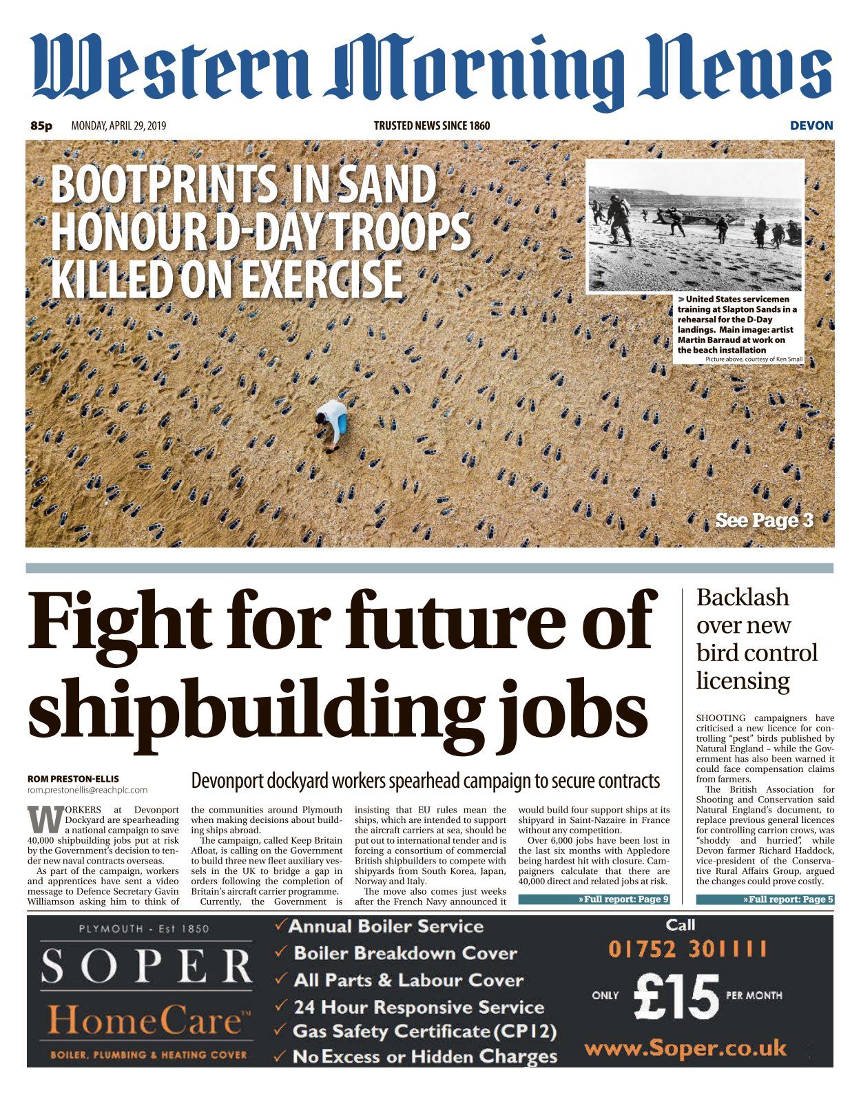 Western Morning News Devon - 2019-04-29