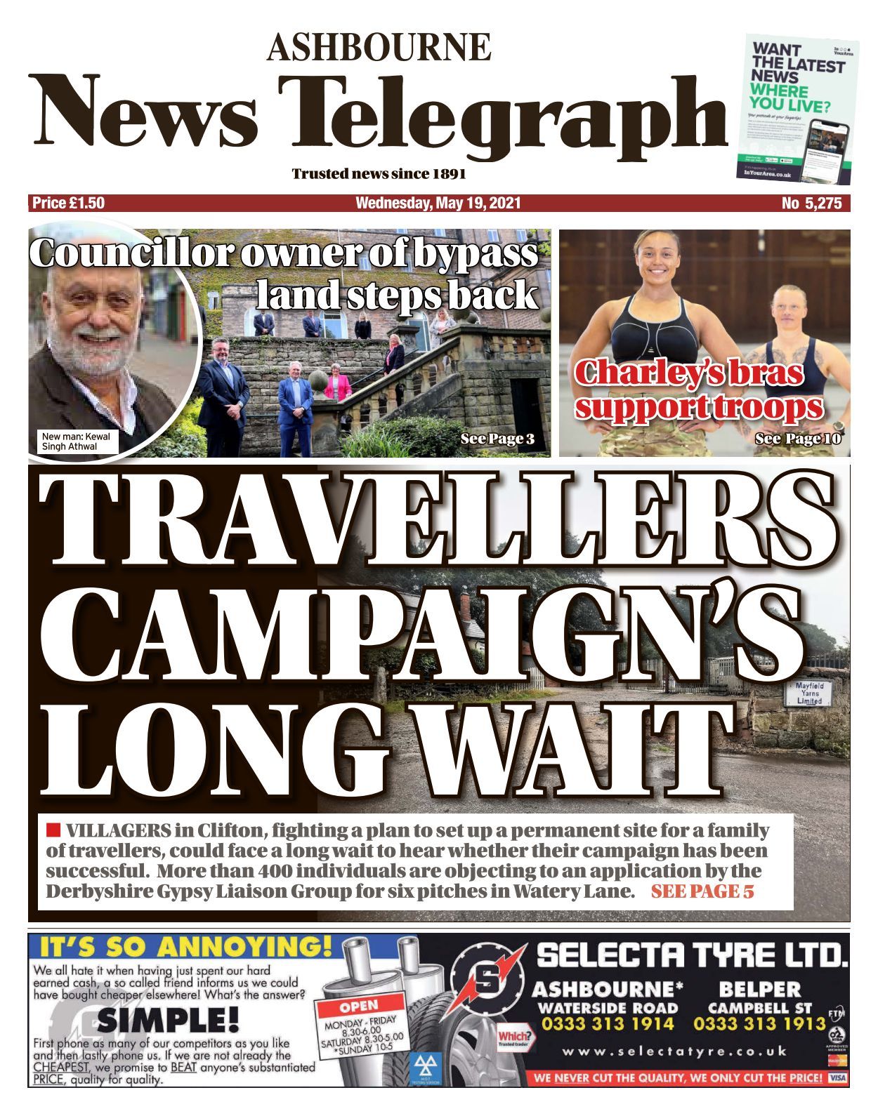 Ashbourne News Telegraph - 2021-05-19