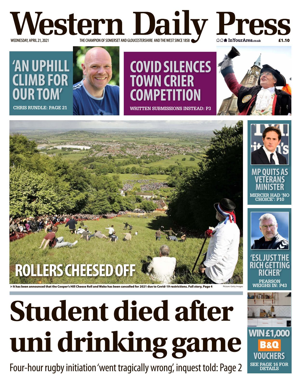 Western Daily Press - 2021-04-21