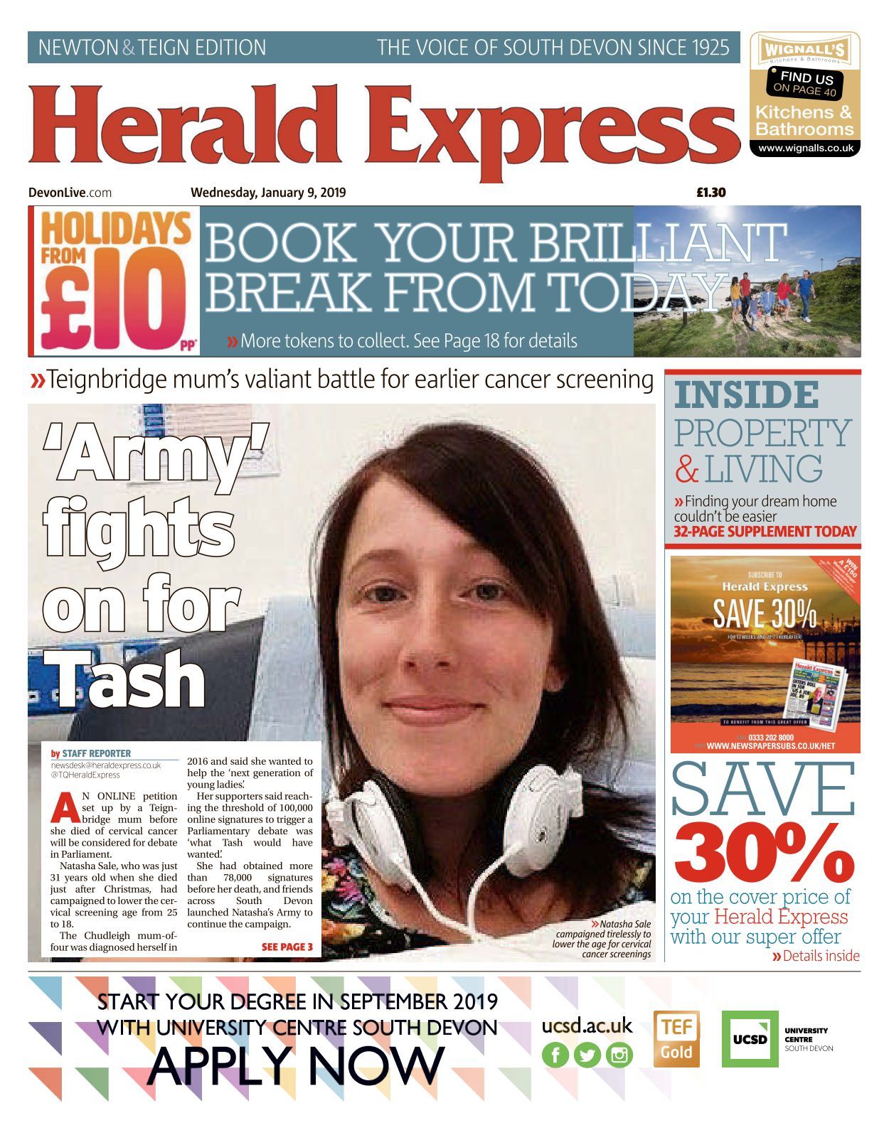 Herald Express Newton Abbot - 2019-01-09