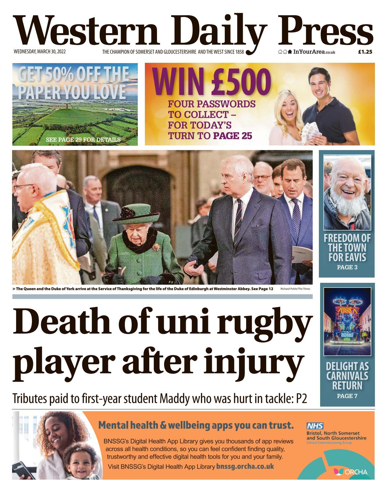 Western Daily Press - 2022-03-30