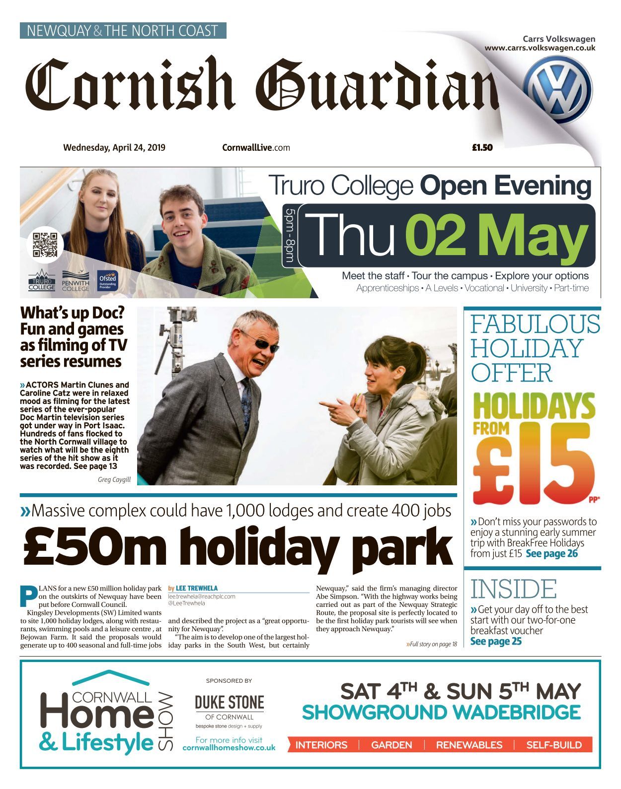 Cornish Guardian Newquay - 2019-04-24
