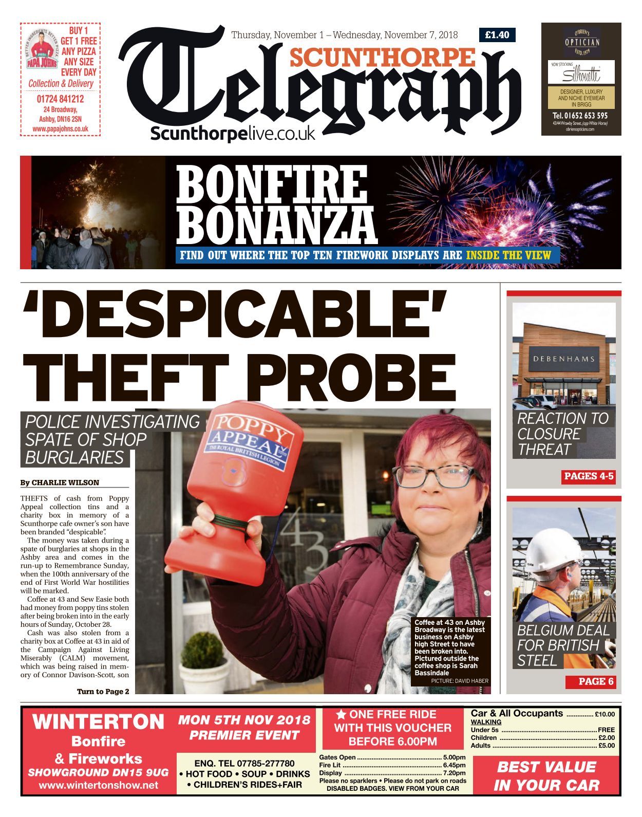 Scunthorpe Telegraph - 2018-11-01