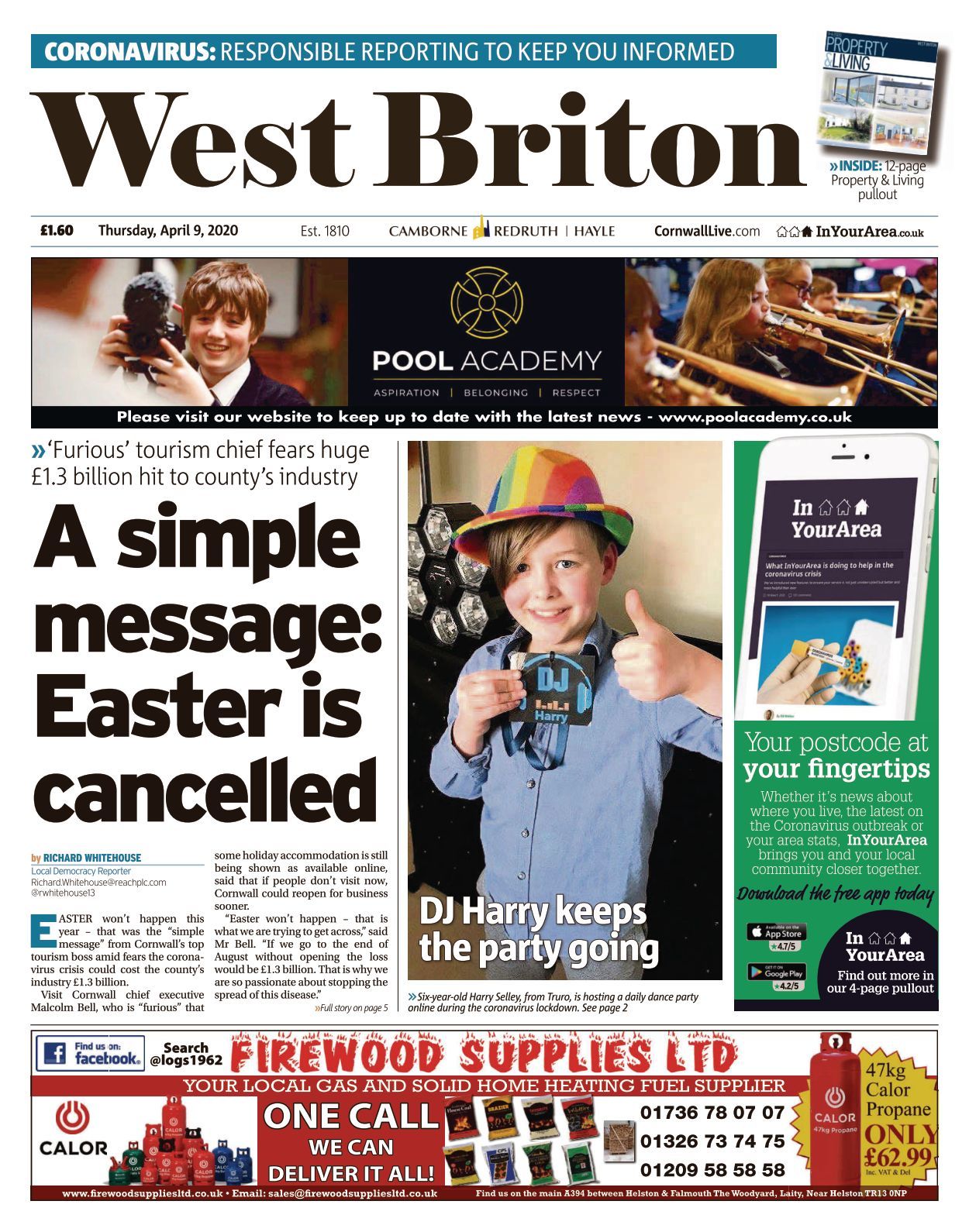 West Briton Redruth - 2020-04-09