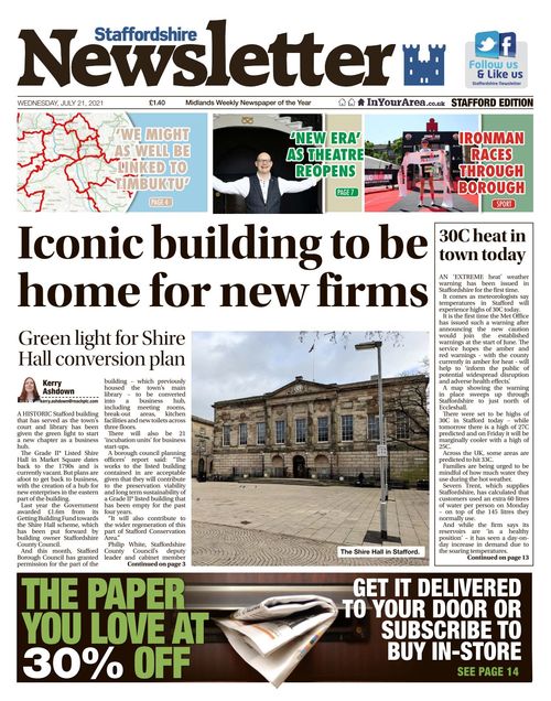 Staffordshire Newsletter - 2021-07-21