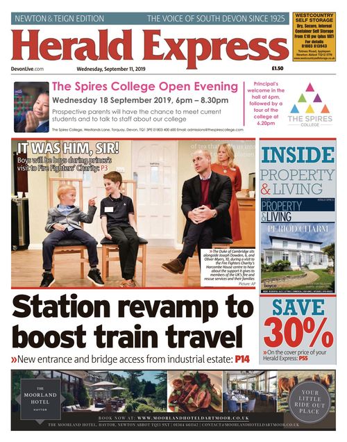 Herald Express Newton Abbot - 2019-09-11