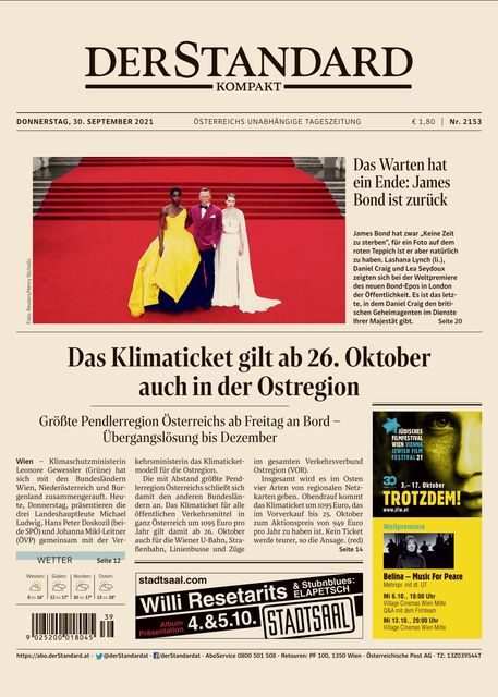 DER STANDARD Kompakt - 2021-09-30
