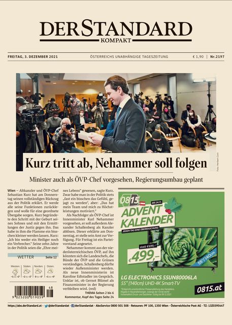 DER STANDARD Kompakt - 2021-12-03