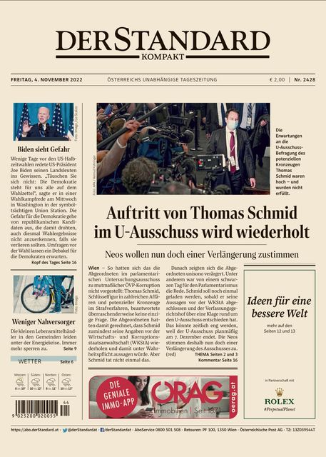 DER STANDARD Kompakt - 2022-11-04