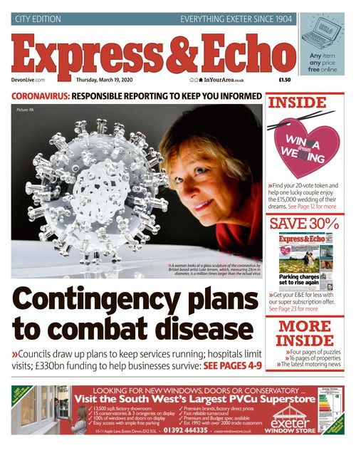 Exeter Express And Echo - 2020-03-19