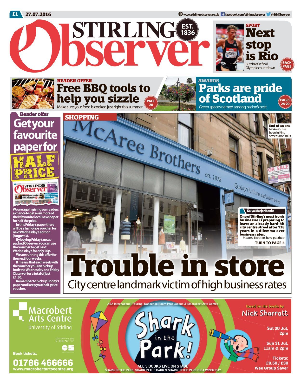 Stirling Observer - 2016-07-27