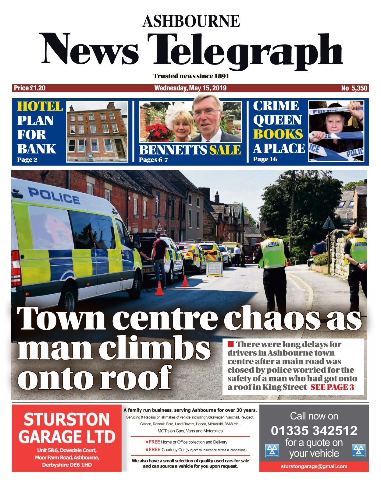 Ashbourne News Telegraph - 2019-05-15