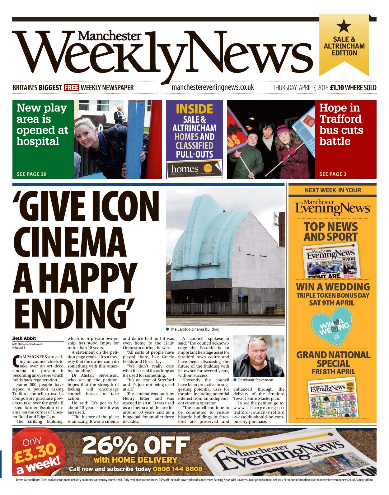 Manchester Weekly News Trafford - 2016-04-07
