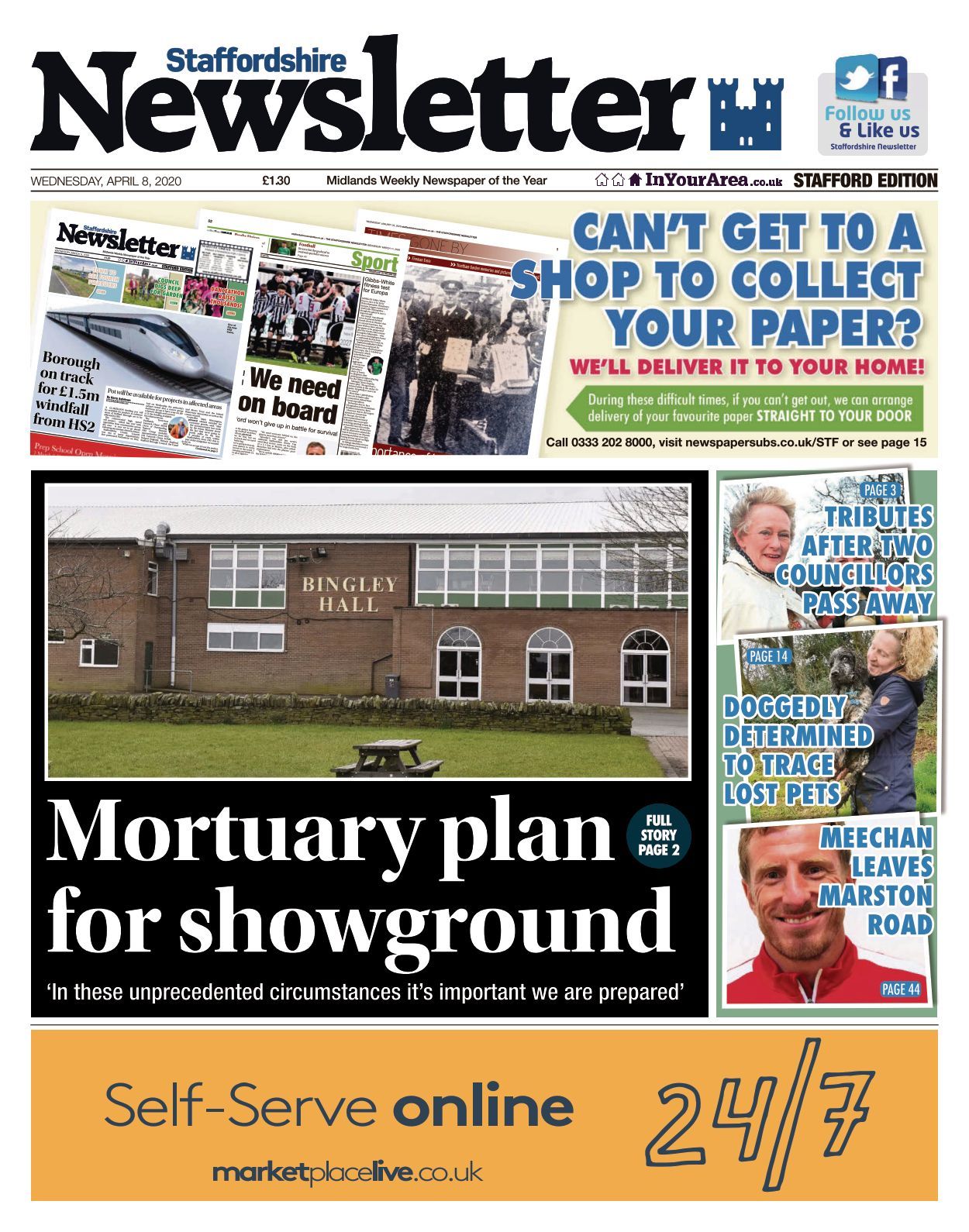 Staffordshire Newsletter - 2020-04-08