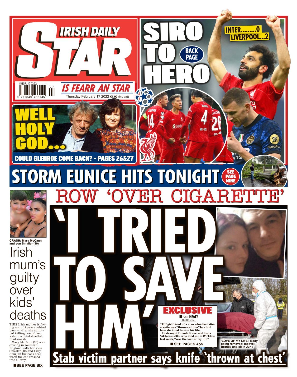 Irish Daily Star - 2022-02-17