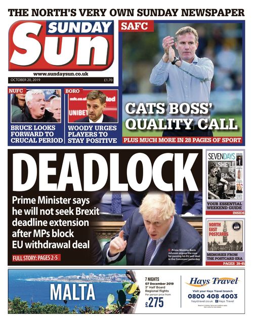 Sunday Sun - 2019-10-20