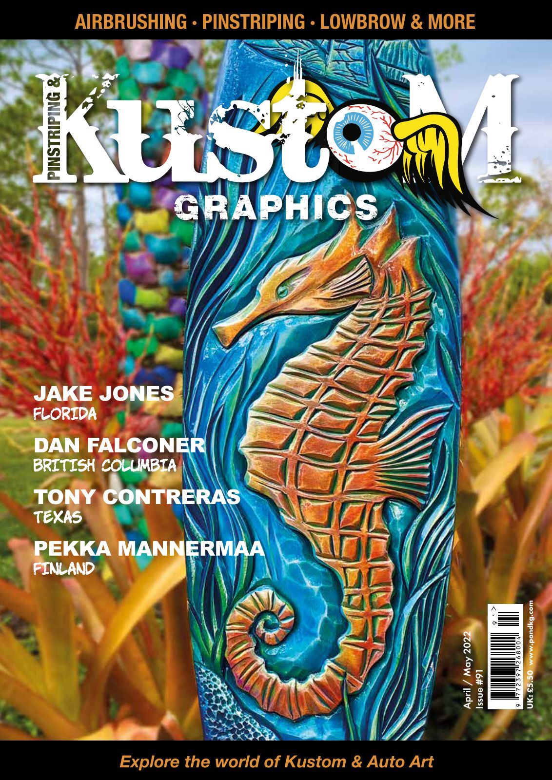 Pinstriping & Kustom Graphics Magazine - issue 91