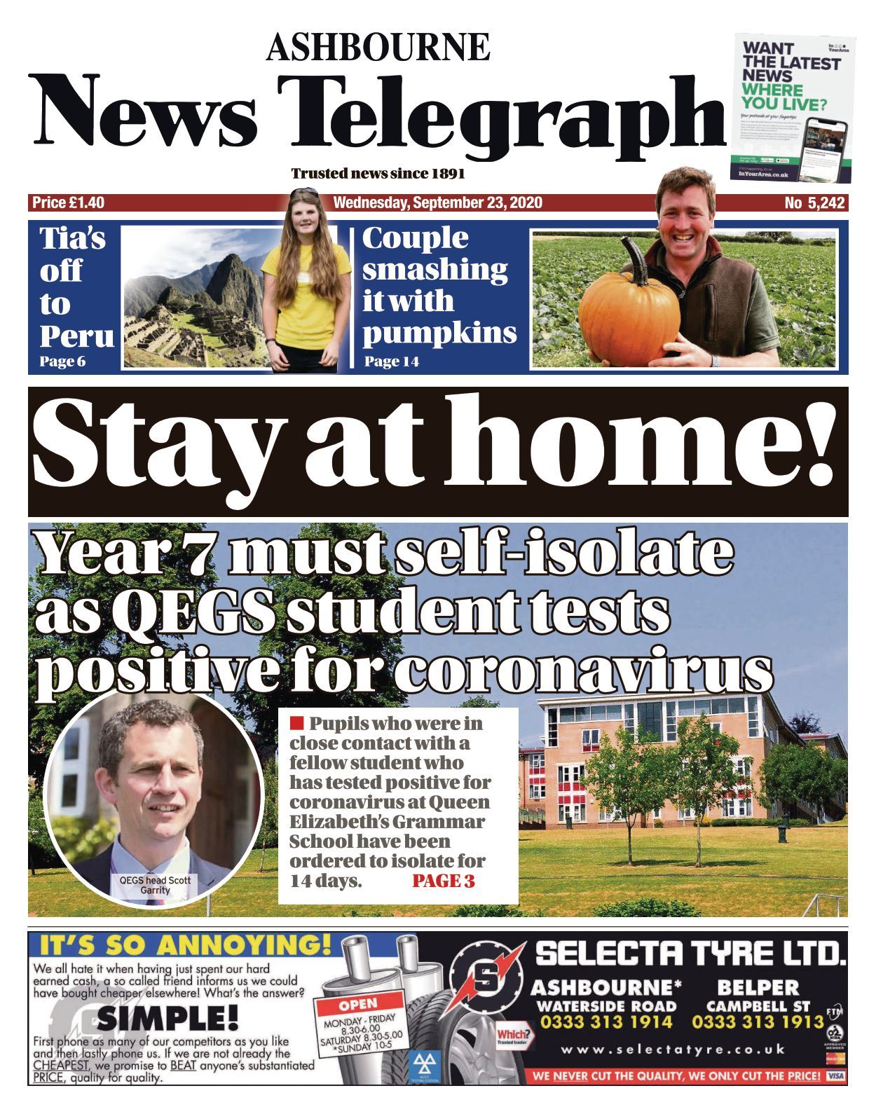 Ashbourne News Telegraph - 2020-09-23