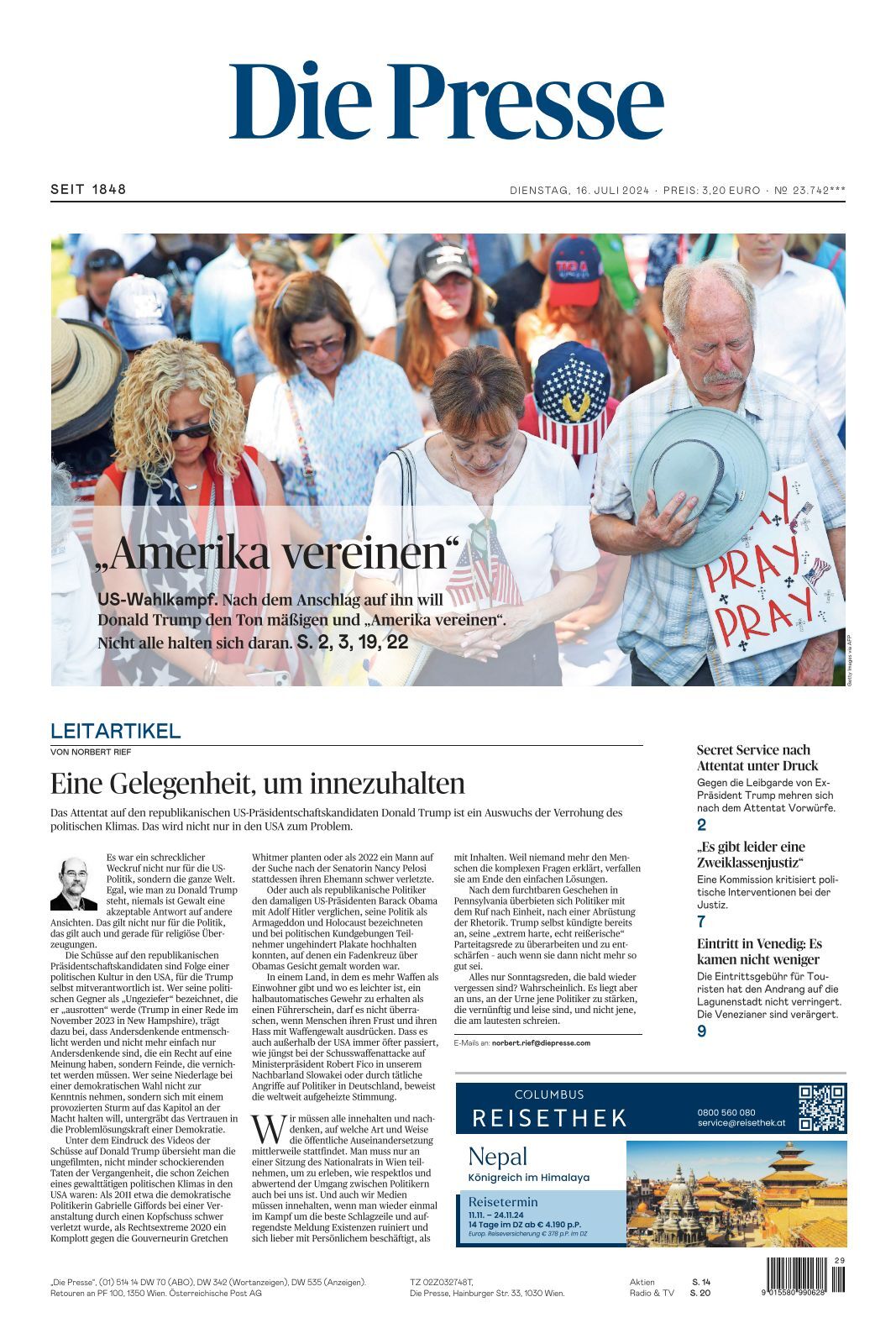 Die Presse - 2024-07-16