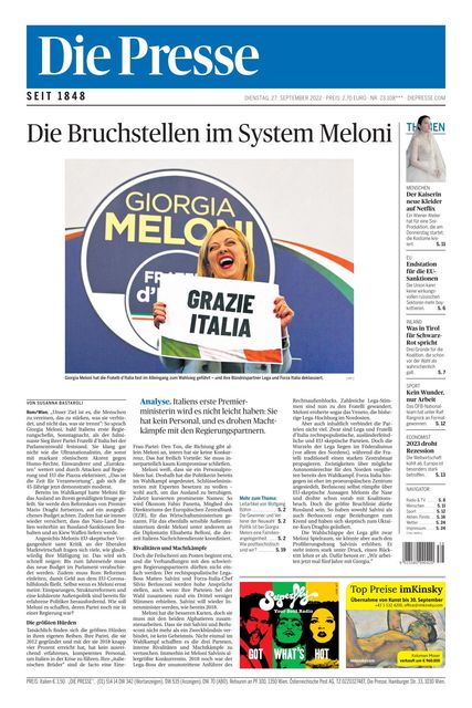 Die Presse - 2022-09-27