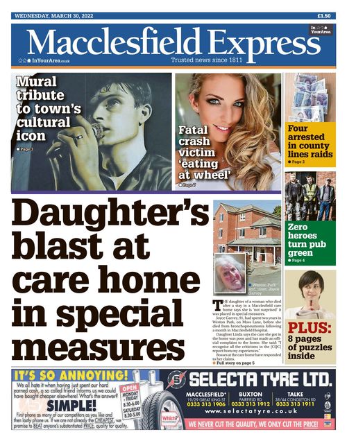 Read Macclesfield Express newspaper online on YUMPU News