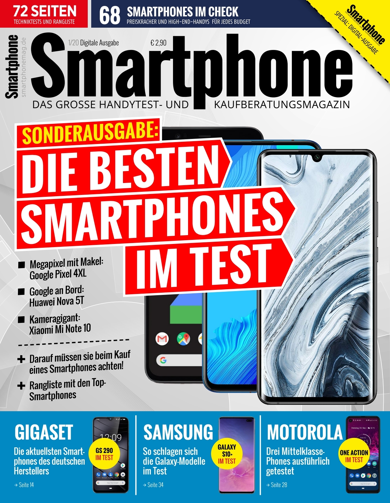 Smartphone Magazin - Sonderausgabe: Die besten Smartphones im Test